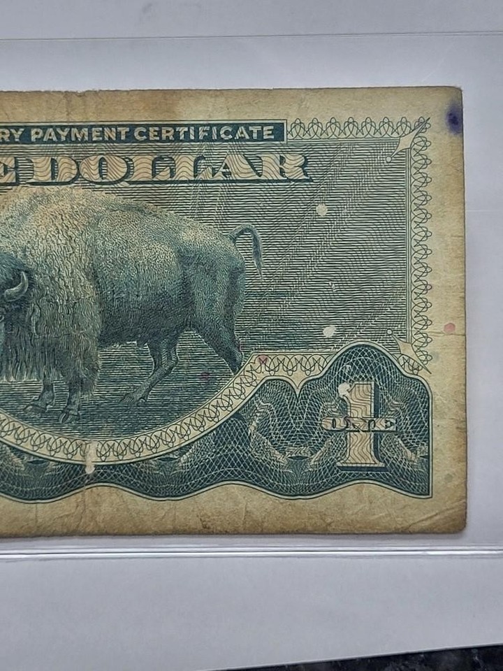 Series 692 ONE DOLLAR MPC note BUFFALO reverse Military Payment Cert | eBay