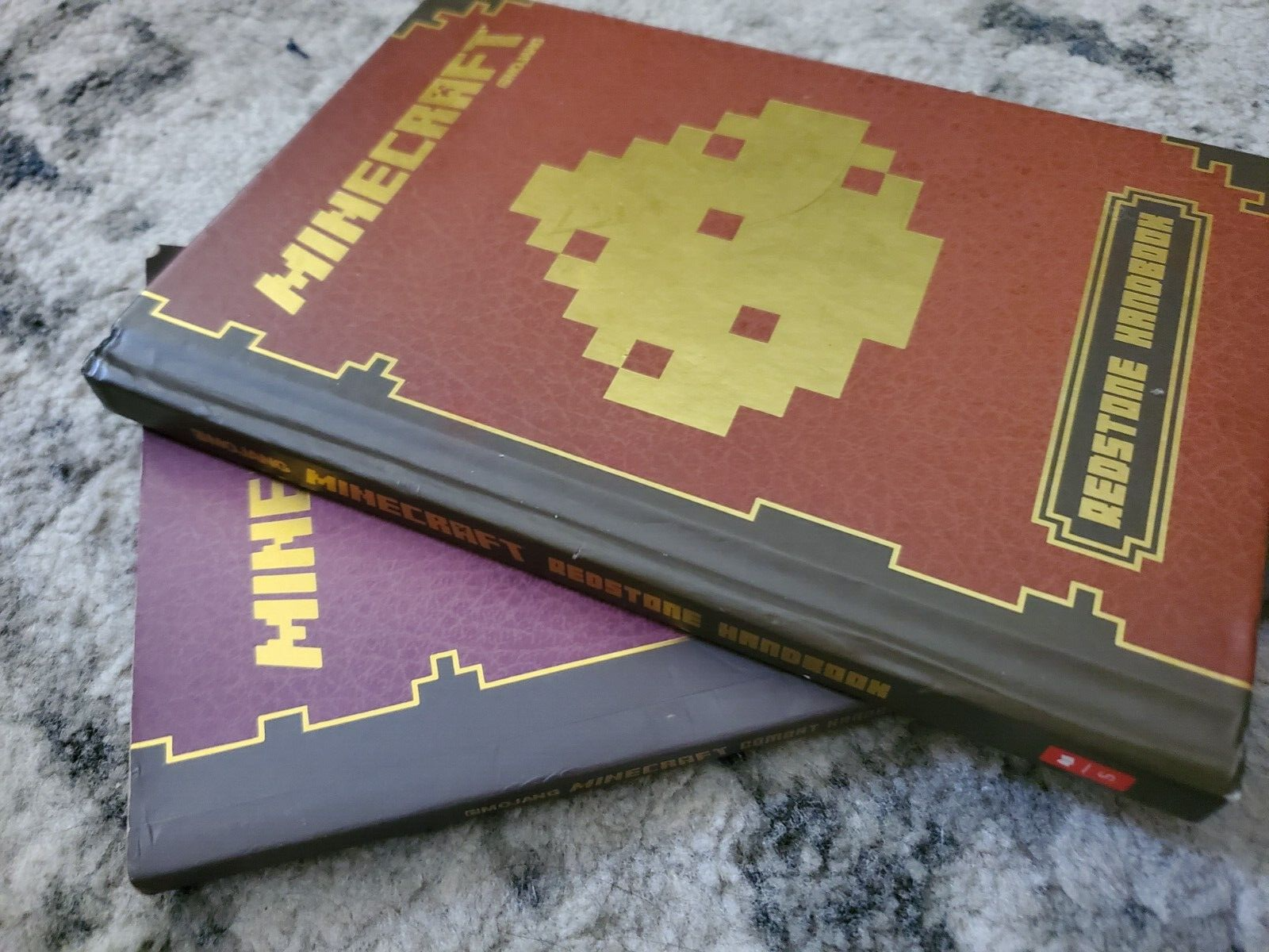Lot of 2 MINECRAFT Handbooks (Combat handbook and Redstone handbook) | eBay