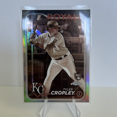 2024 Topps Chrome #148 Tyler Cropley RC Sepia Refractor Kansas City ...