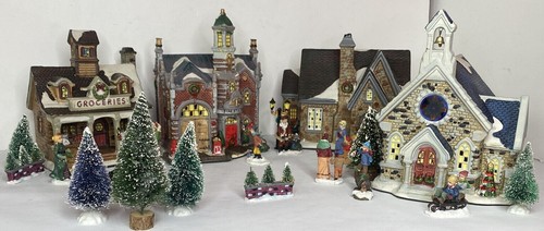 Carole Towne Collection Village Town Pueblo Lighted Christmas 0271870 ...