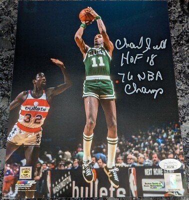 🔥NBA Charlie Scott Boston Celtics Signed 8x10 Photo Multiple inscriptions!! 🔥 | eBay
