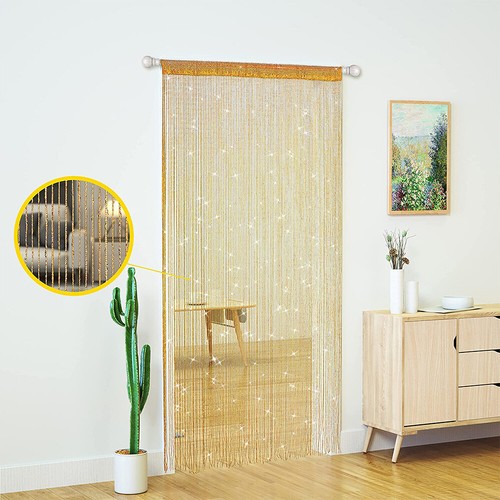3pcs Tassel Decoration Fly Screen Panel Door Curtain Divider Window ...