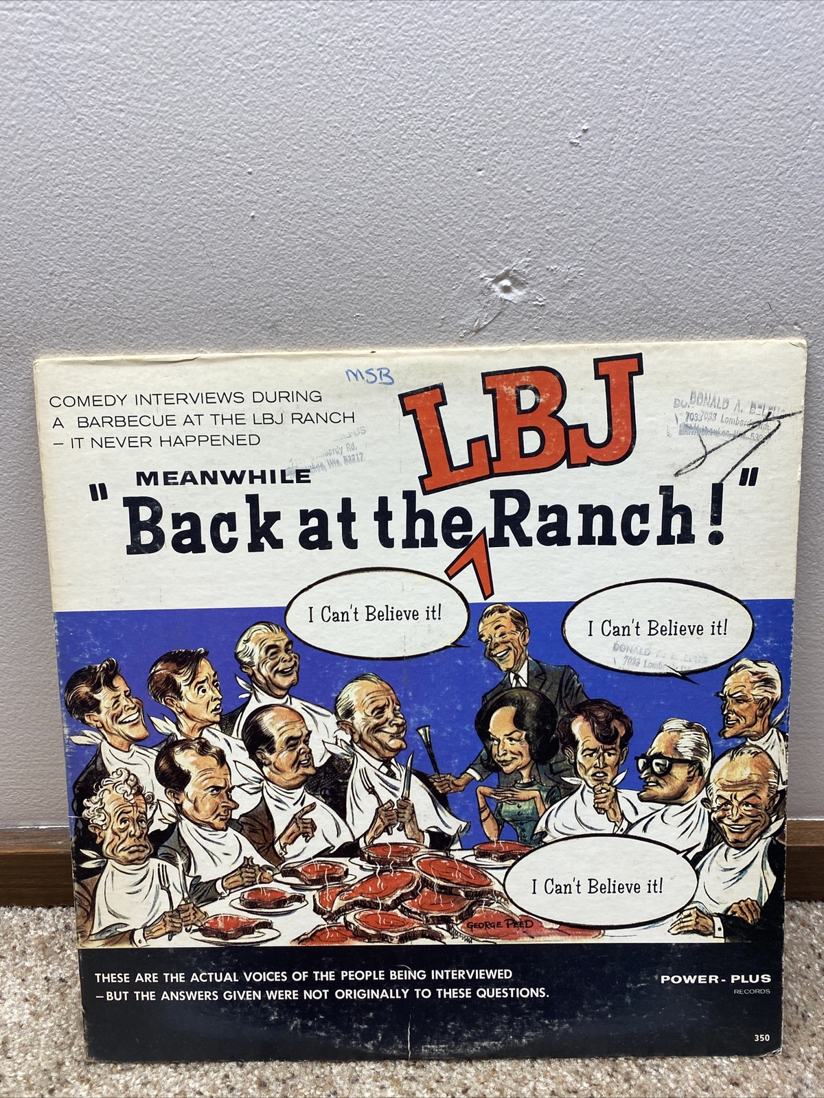 33 rpm vinyl LBJ | eBay