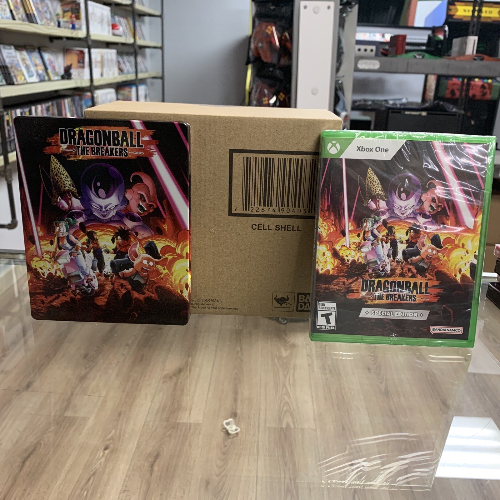 S.H. Figuarts Dragon Ball Z Cell Shell brand new unopened W/ Steelbook ...