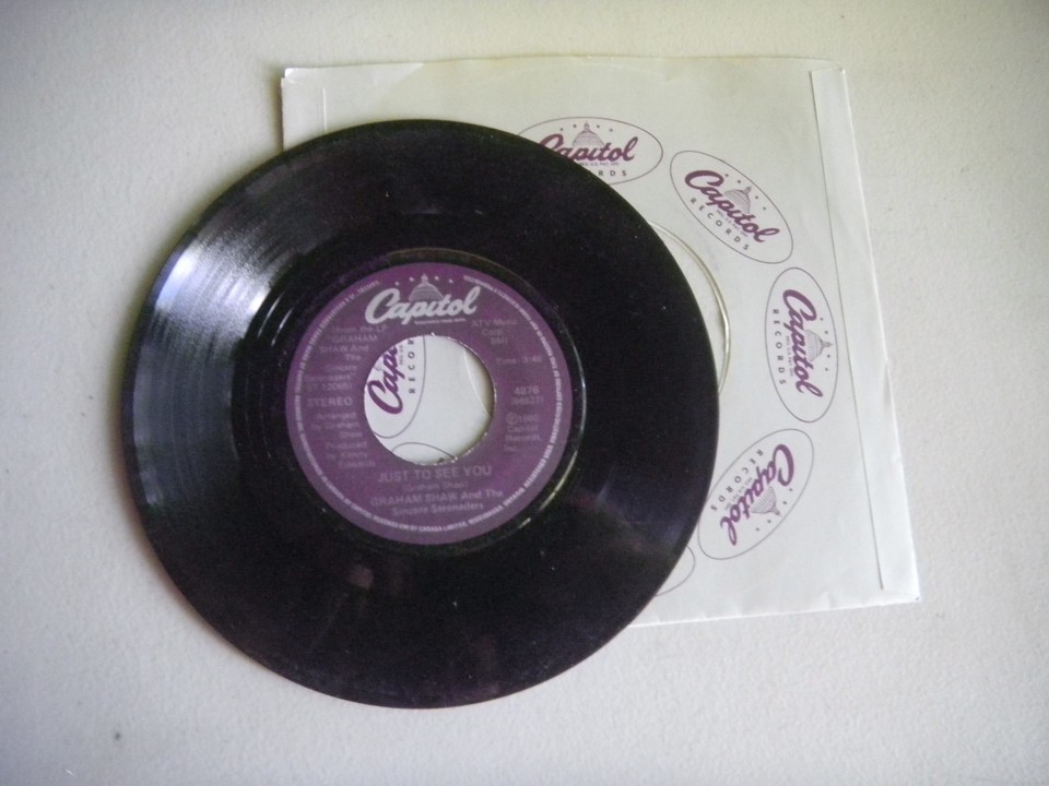 GRAHAM SHAW just to see you / can i come near CAPITOL 45 | eBay