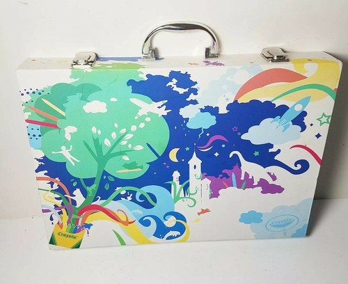 2013 Crayola Decor Art Briefcase Coloring Drawing Set Draw Paint EMPTY ...