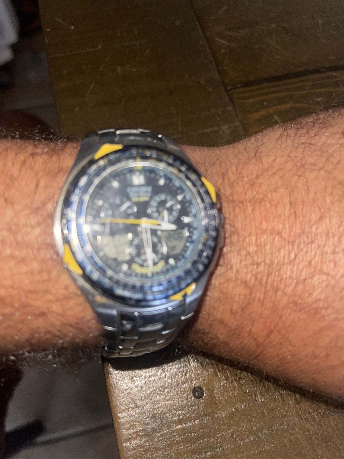 Citizens Promaster Skyhawk Blue Angels Eco Drive Watch JR3090. Preowned ...