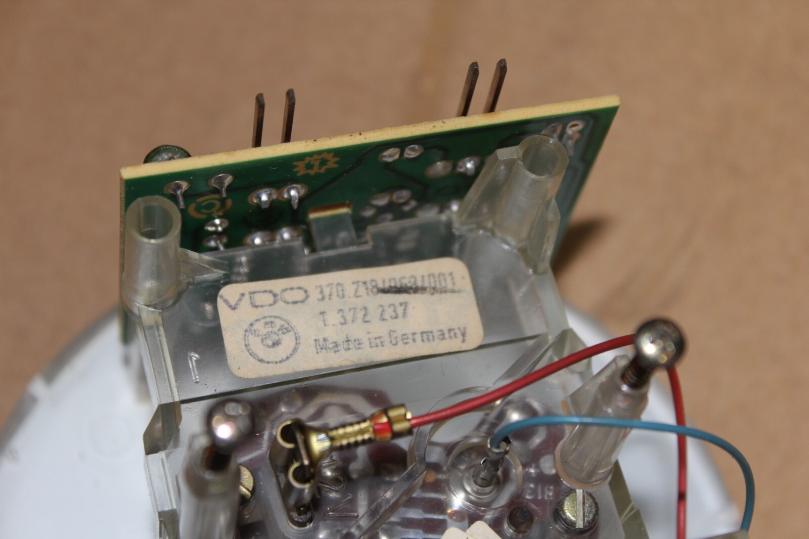 GENUINE ORIGINAL BMW E30 CLOCK ANALOG INSTRUMENT CLUSTER VDO EUROPE ...