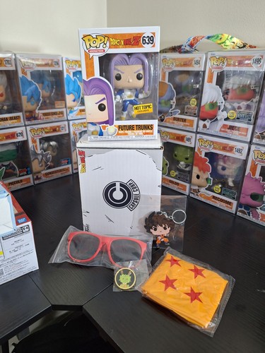 Funko Pop! Exclusive Dragonball Z Future Trunks Capsule Corp Box #639 ...
