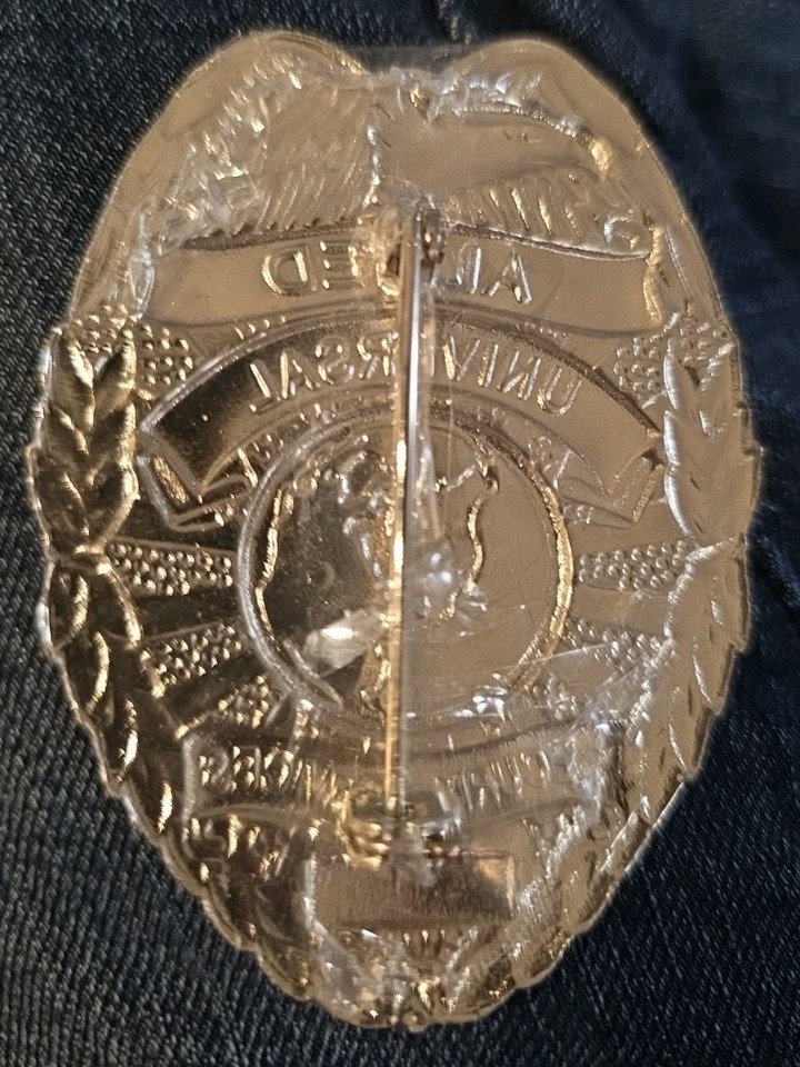 VINTAGE Allied Universal Security Services Badge, Silver Tone | eBay