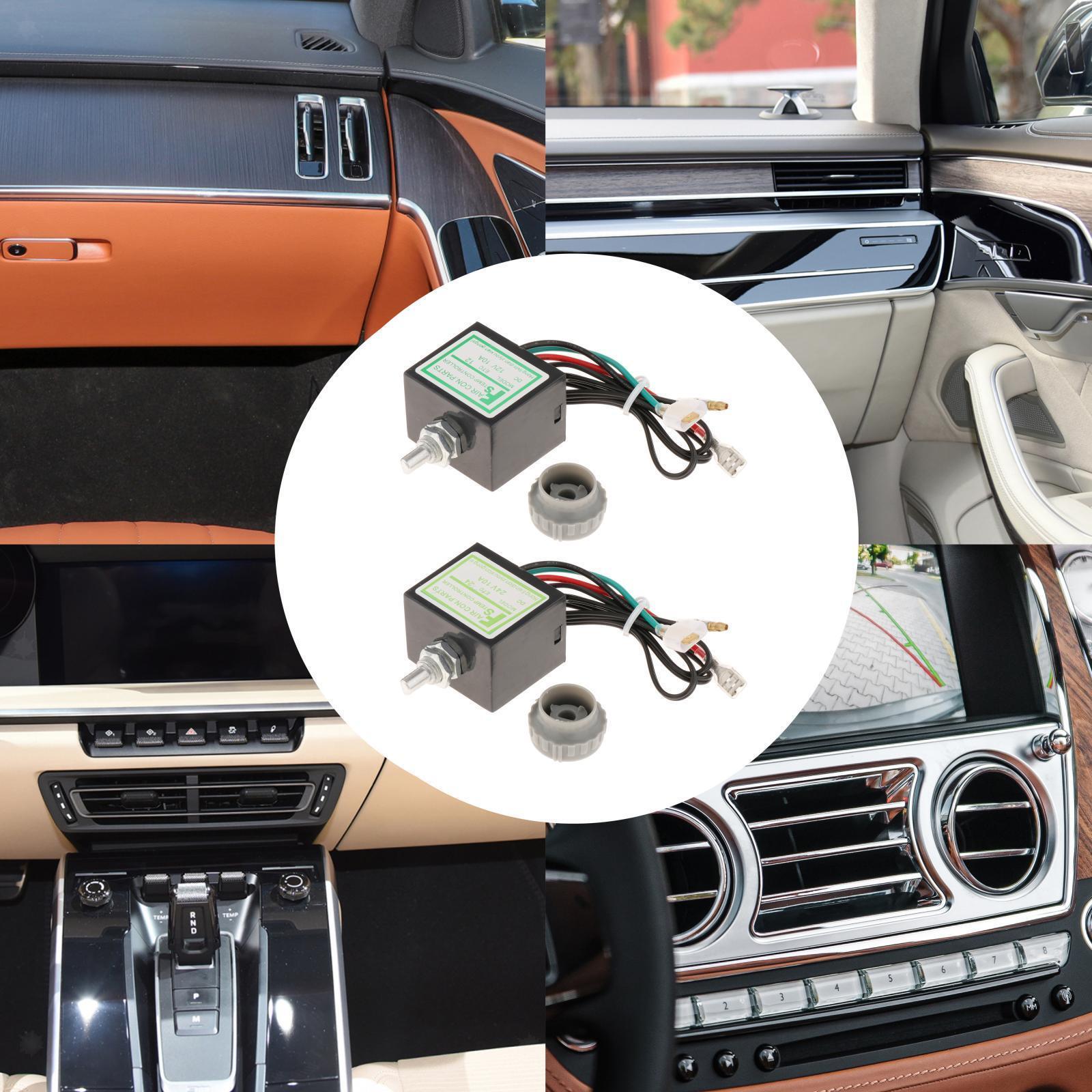 10A Car A/C Electronic Thermostat Switch for Auto A/C Evaporator 0°C-25 ...