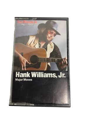 Major Moves by Hank Williams, Jr. Cassette Tape October 1984 Curb ...