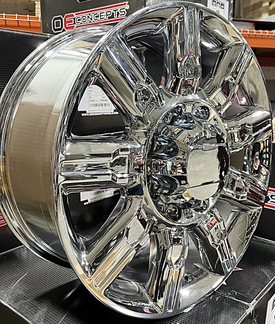 20" Chrome OE 84830458 Replica Wheels fits 2011 2026 GMC Sierra Denali ...