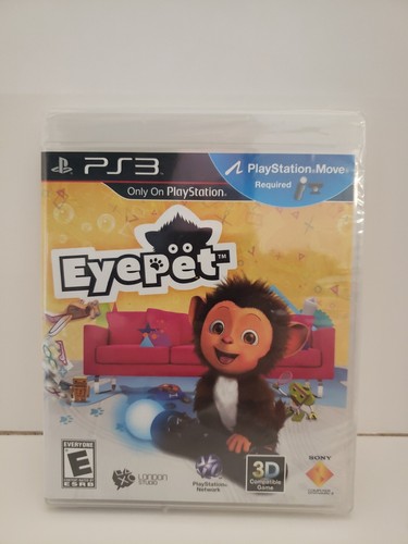 EyePet (Sony PlayStation 3) PS3 GAME NEW SEALED BRING YOUR PET TO LIFE ...