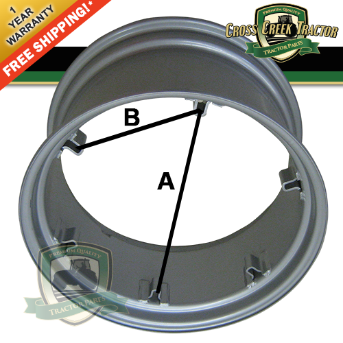 WHEEL04 Rear Rim 11 X 28 For Ford 8N, NAA, 600, 700, 800, 900, 601, 701 ...