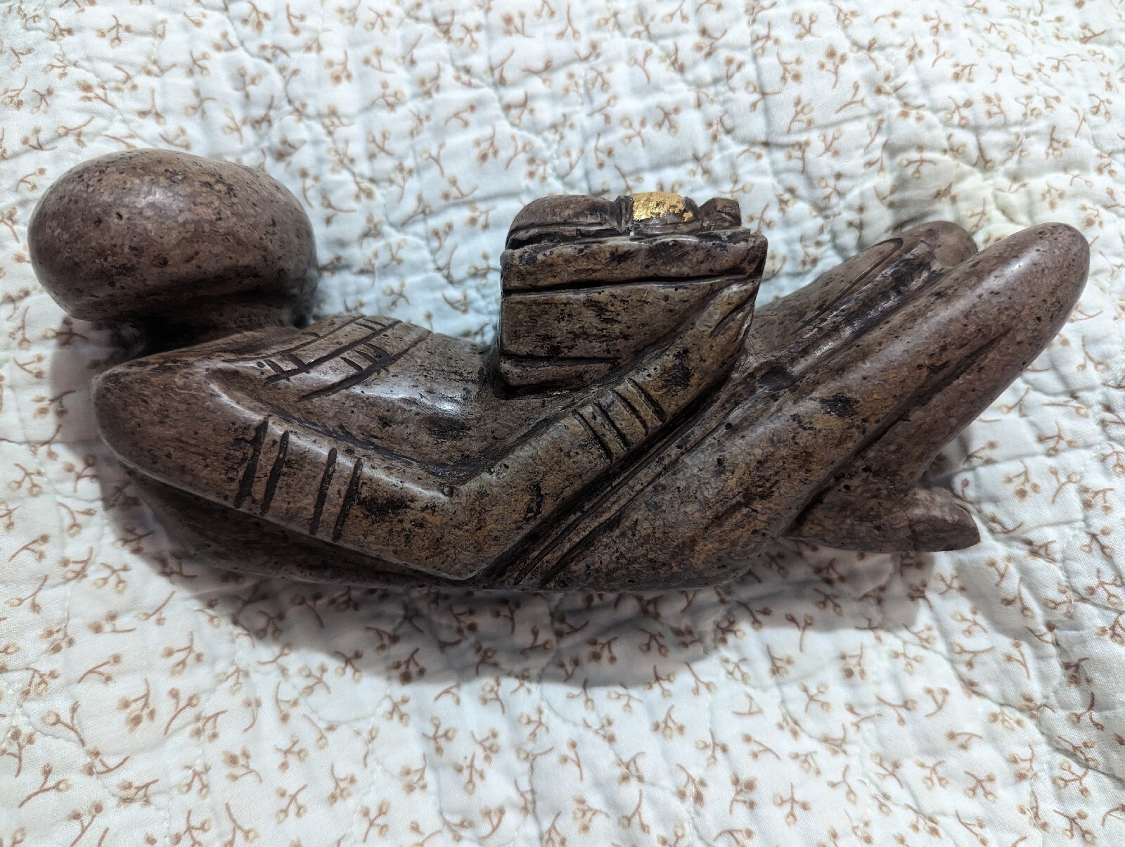 Ancient Alien Stone Carving in Chacmool Position. From Tula Hidalgo ...