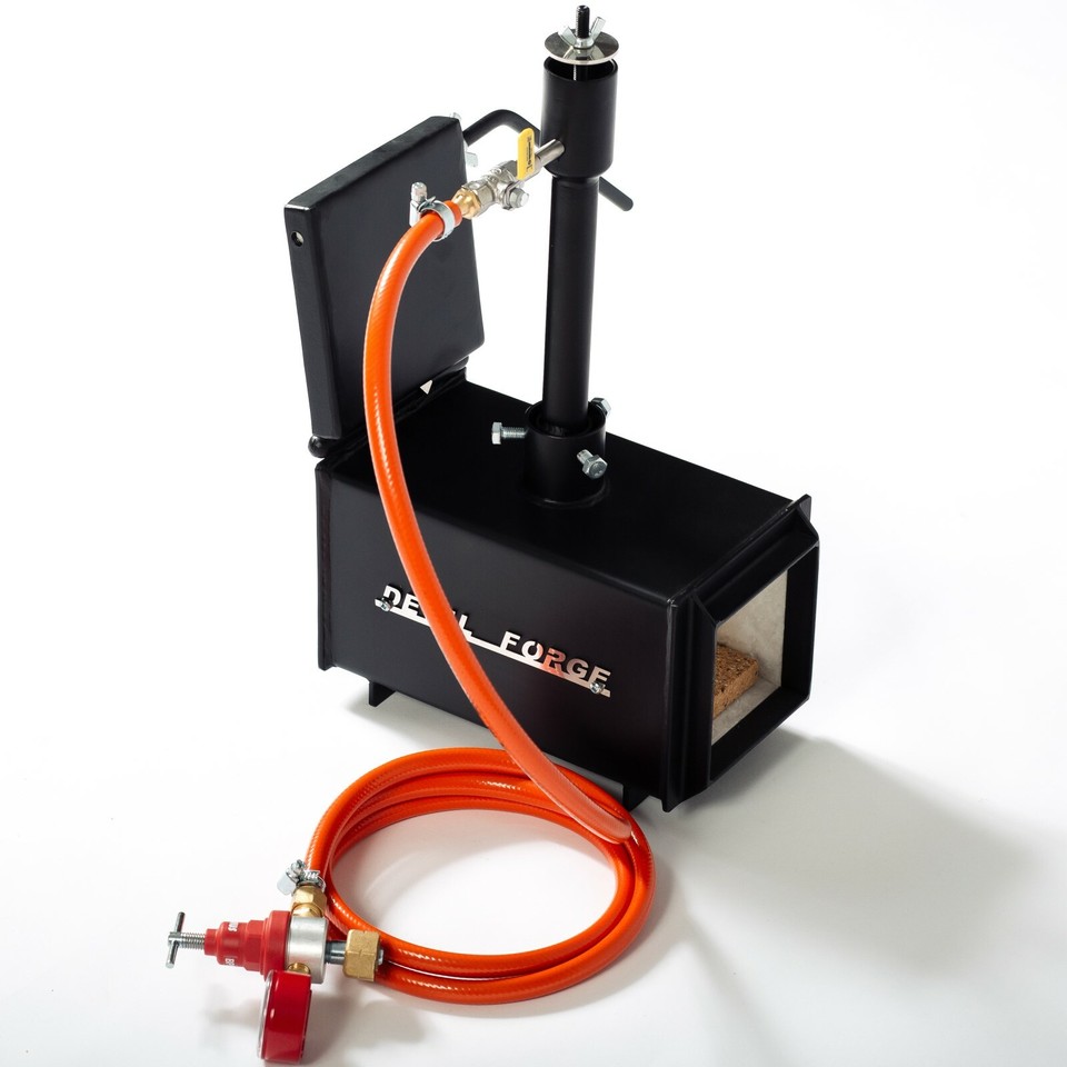 DFPROF1+1D GAS PROPANE FORGE Furnace Burner Knife Making Blacksmith USA ...