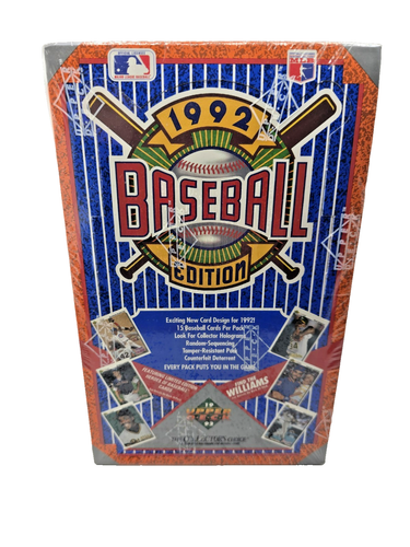 MLB 1992 Upper Deck Factory Sealed Baseball Box | eBay