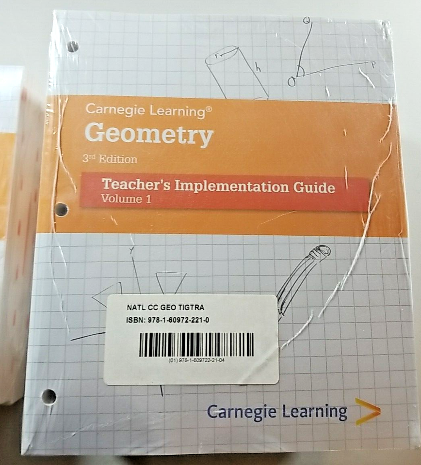 Carnegie Learning Geometry Teacher' Resource & Student Edition Textbook ...
