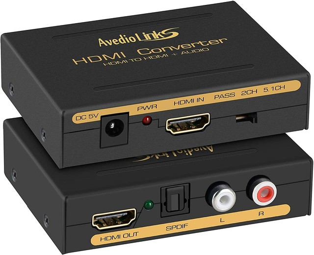 HDMI ARC Adapter to HDMI + Optical / Toslink Audio Converter 4K 1080P ...
