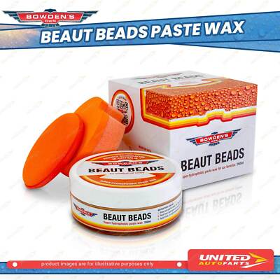 Bowden's Own Beaut Beads Paste Wax 250ml Super Hydrophobic Carnauba ...