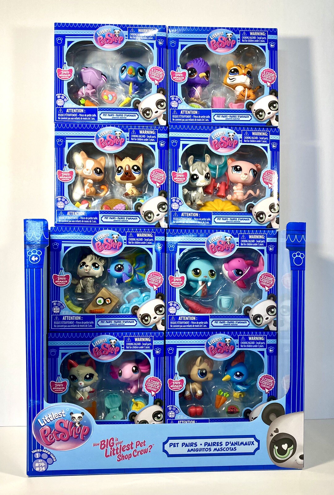 Littlest Pet Shop Pet Pairs Gen 7 Series 1 LPS G7 Figures Complete Set ...