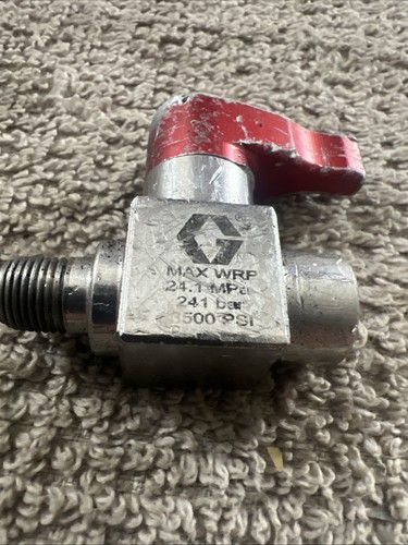 256459, Poly Ball Valve Graco GlasCraft, Probler P2 RED | eBay