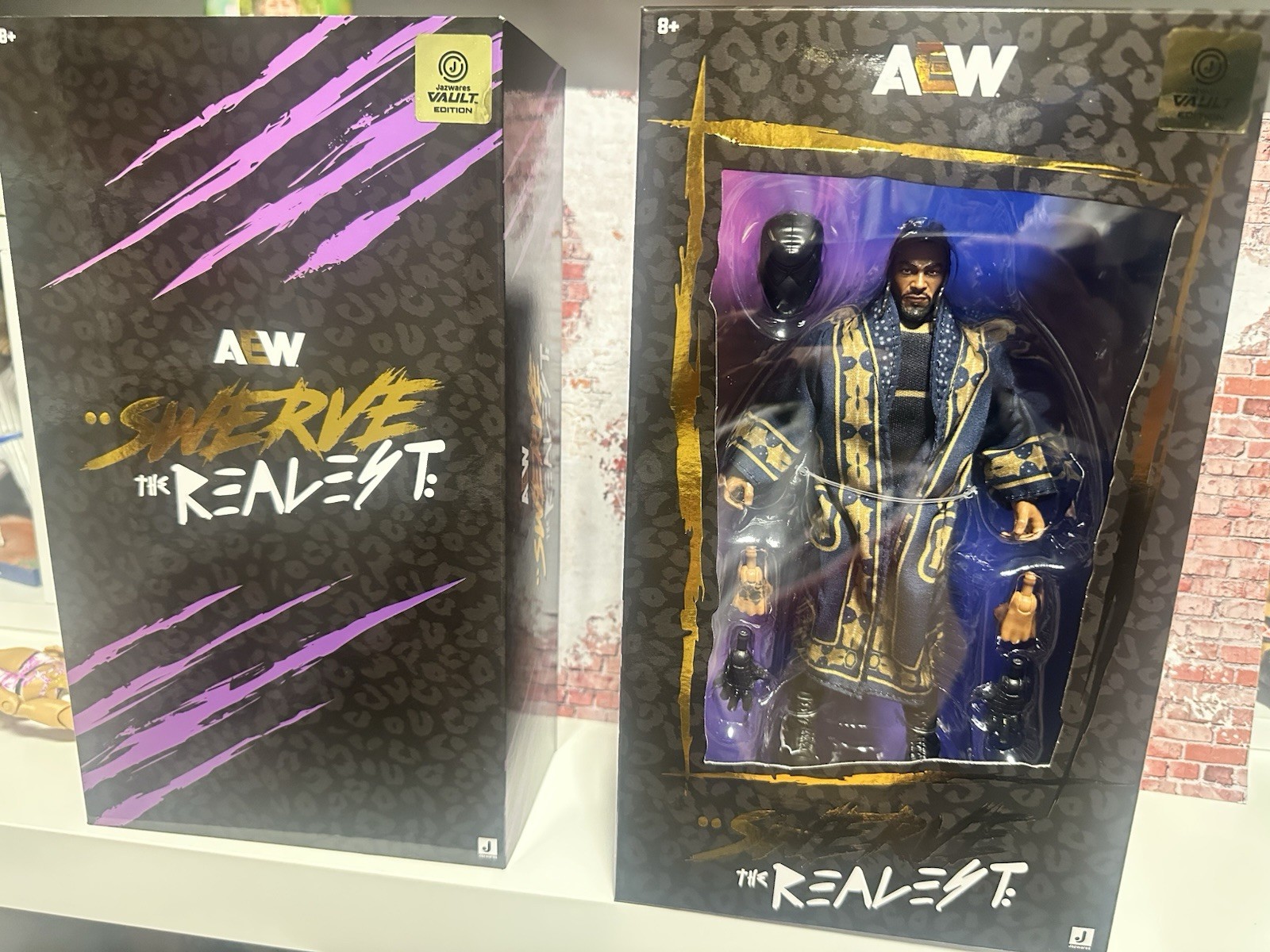 Jazwares AEW Swerve Strickland 2025 Vault Edition Exclusive Figure 1 Of ...
