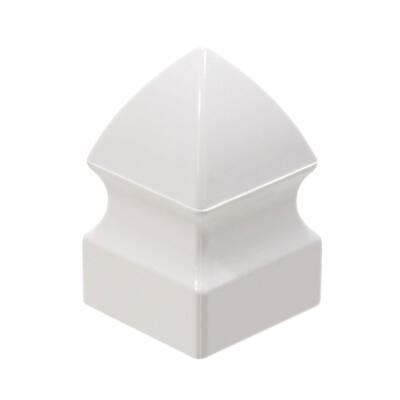 1" x 1" Gothic Vinyl Picket Caps - White (Pack of 5) | eBay