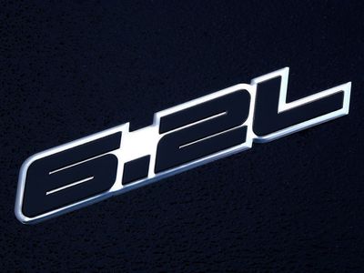 2 CHEVY CAMARO CORVETTE 6.2L L99 LS3 LSA ENGINE EMBLEMS BADGE BLACK ...