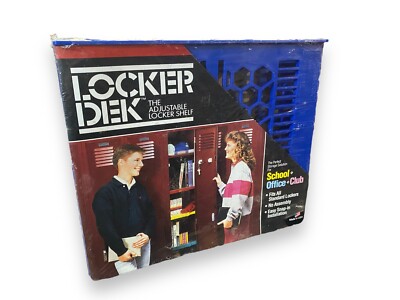 Vintage New Sealed 1990 Locker Dek Adjustable Locker Shelf Blue USA ...