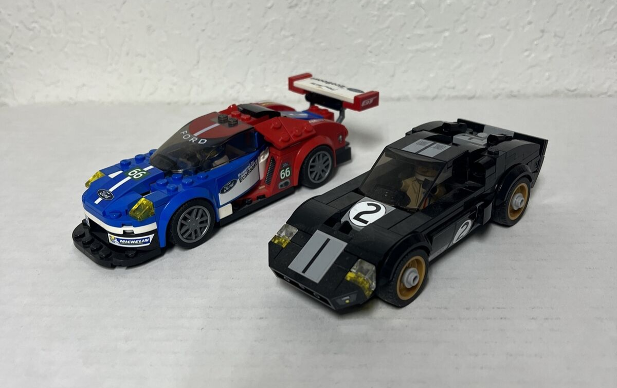 Lego Speed Champions 75881 - 2016 Ford GT & 1966 Ford GT40 - USED w ...