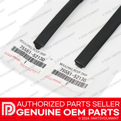 GENUINE Toyota 07-11 Yaris Hatchback OEM Roof Drip Side Moulding 75551 ...