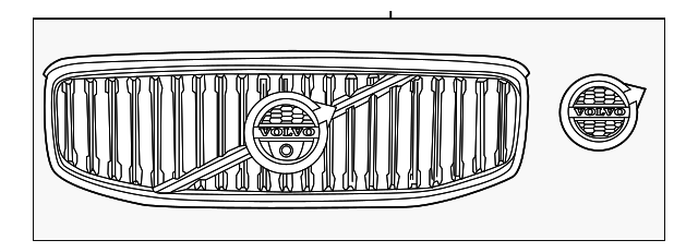 Genuine Volvo Upper Grille 31457465 for sale online | eBay