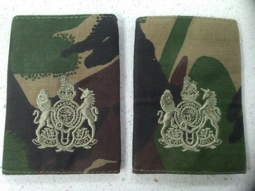 PAIR OF WARRANT OFFICER CLASS 1 DPM RANK SLIDES. | eBay