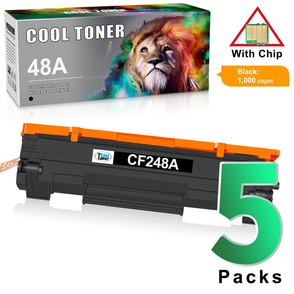 Toner Compatible With HP 48A CF248A LaserJet Pro M15 M16w MFP M28w M29w ...