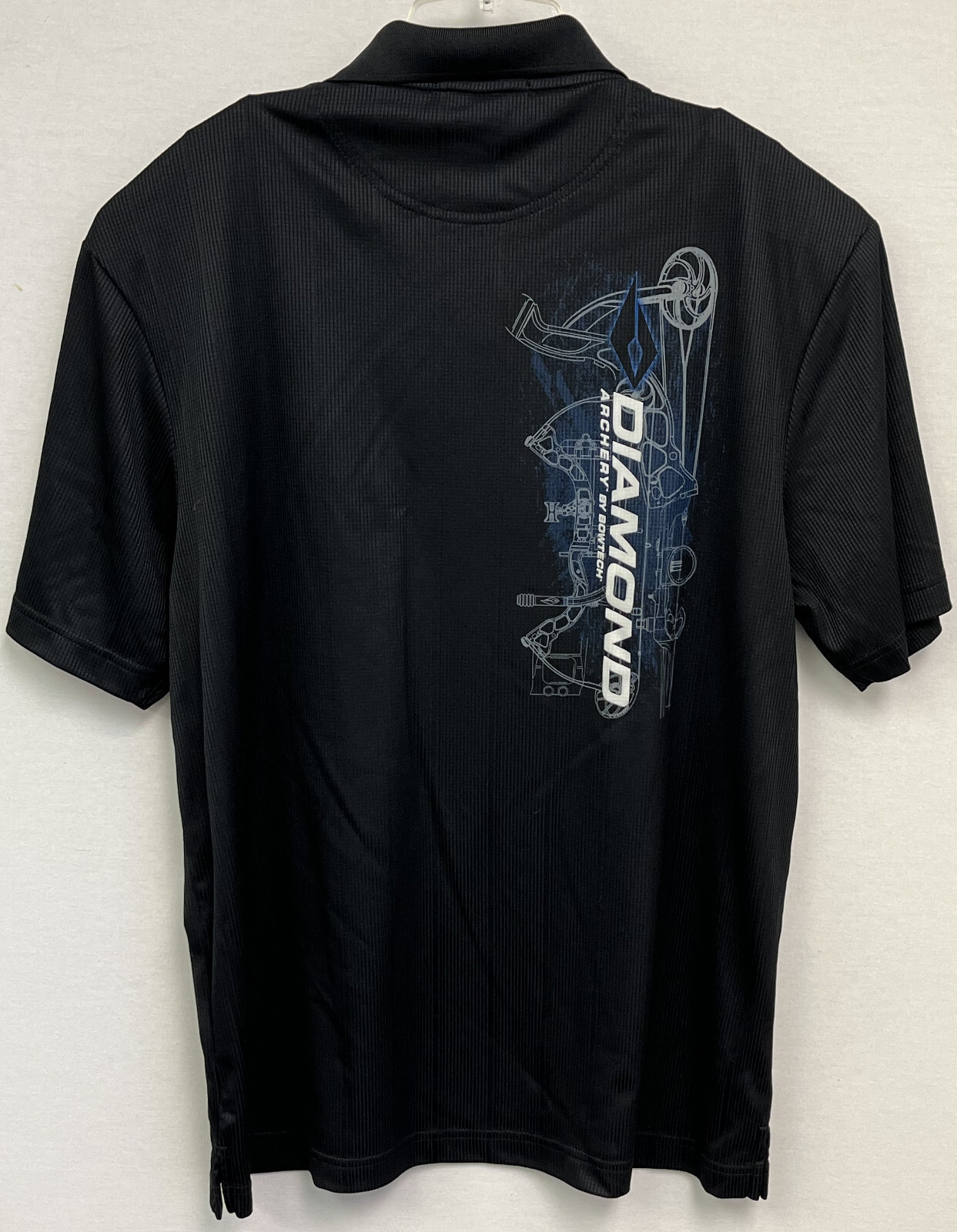 Diamond Archery by Bowtech ~ Polo Shirt Men's Large Black 2-Sided ...