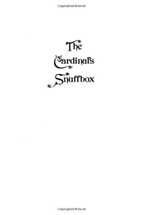 The Cardinal's Snuffbox Paperback Kenneth D. Roseman 9780807400593 | eBay