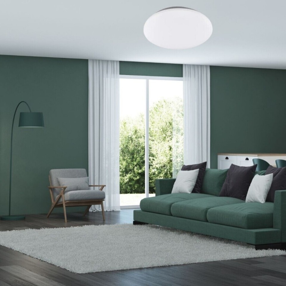 Large Modern Design White LED Ceiling Light MN-620 | eBay