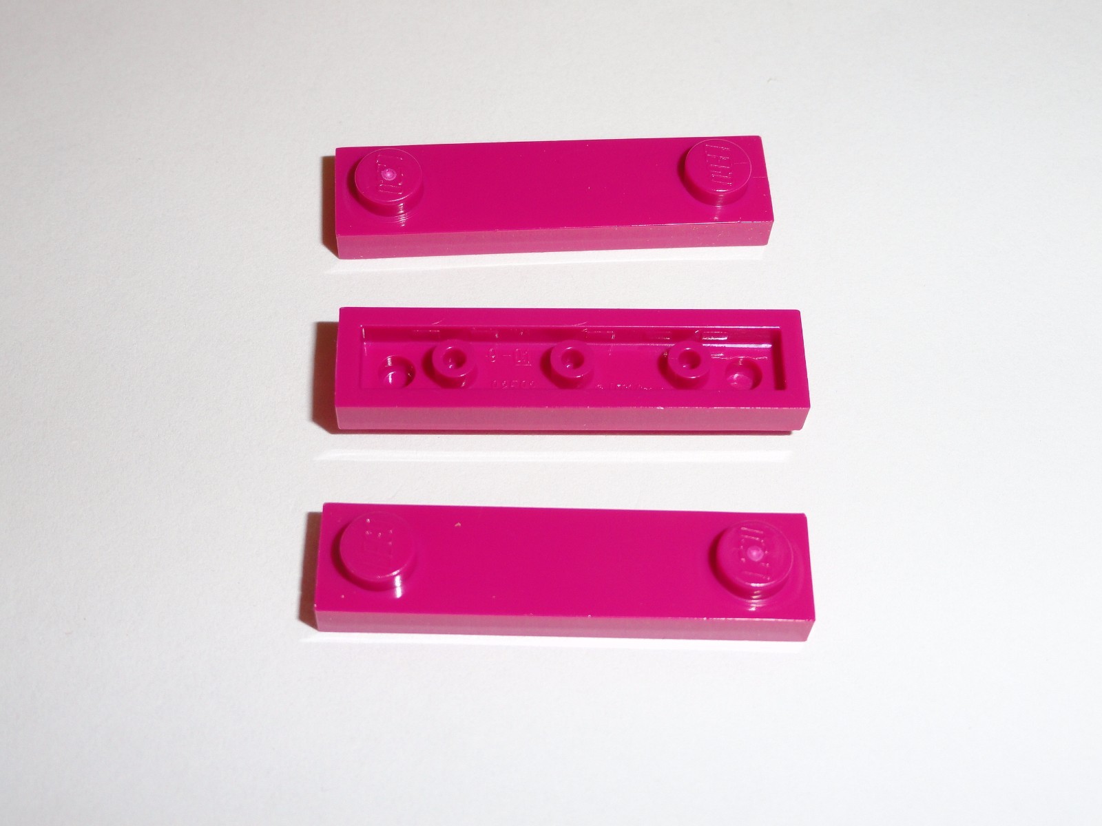 NEW LEGO Magenta 1X4 Plates Modified With 2 Studs Lot of 50 Pieces ...