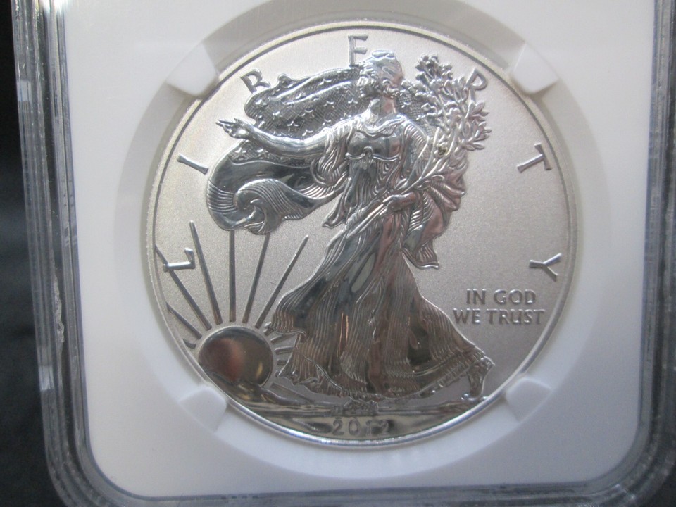 2012 S American Eagle Reverse Proof Silver 1oz. Dollar Coin NGC PF 69 ...