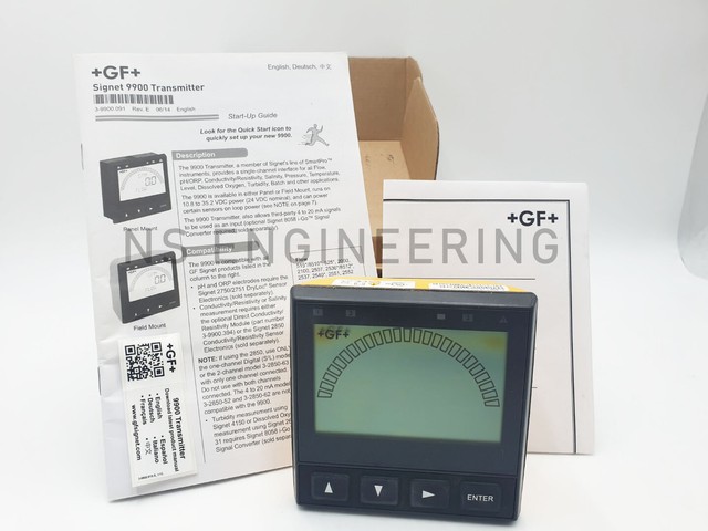 Georg Fischer Signet 3-9900-1 Field Mount Lcd Indicating Transmitter ...