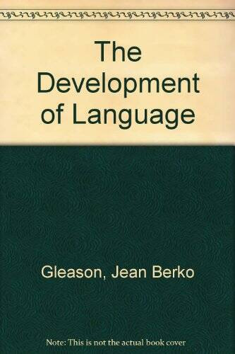 The Development of Language - Hardcover By Gleason, Jean Berko - VERY ...