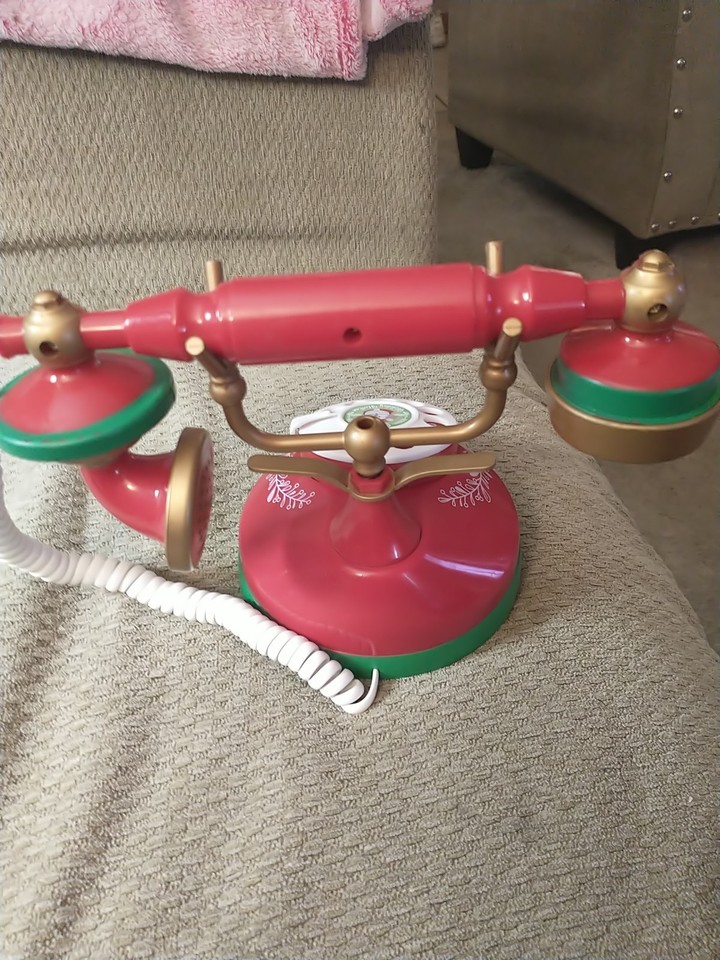 Gemmy Santa's Holiday Hotline Christmas Telephone Talks Phrases Elf ...