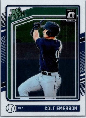 2024 Panini Donruss - Rated Prospects Colt Emerson #173 (RC) Chrome ...