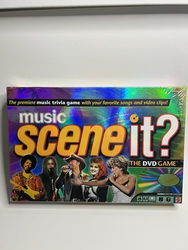 Scene It? Music DVD 2004 Board Game Pop Video Music Trivia New Sealed ...
