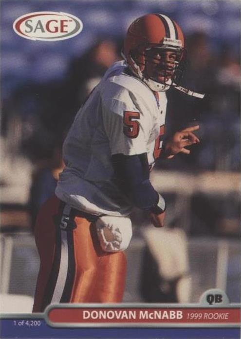 1999 SAGE - Donovan McNabb #36 /4200 (RC) for sale online | eBay