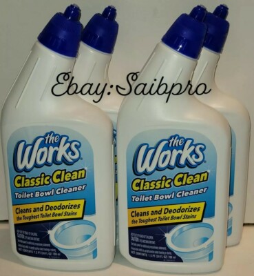 4 Packs The Works Toilet Bowl Cleaner 24oz each FAST SHIPPING | eBay