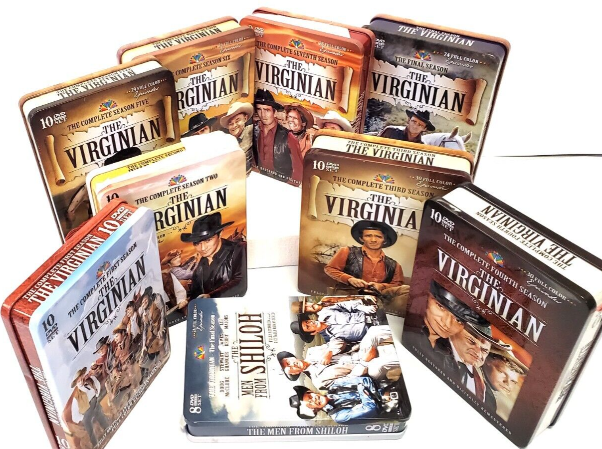 The Virginian Seasons 1-9 (87 DVDs) RARE- METAL TIN BOX COLLECTION | eBay