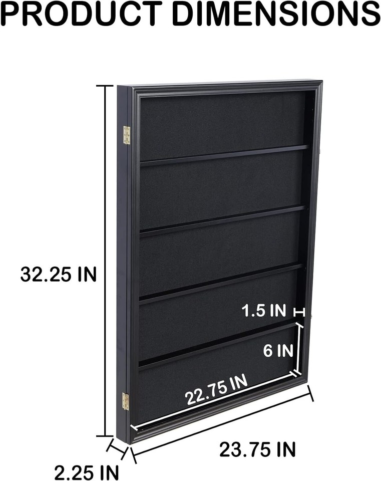 Graded Trading Card Display Case 3 Pcs 35 Sport Baseball PSA CGC Wood ...